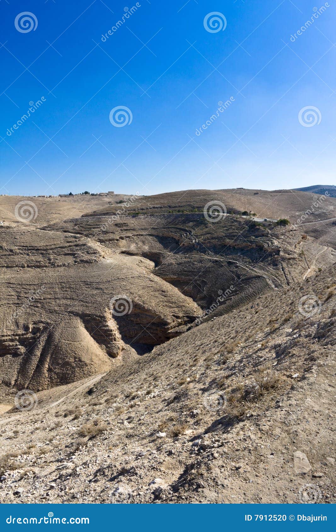 Machaerus (Mukawir) - Jordan Stock Photo - Image of slope, landscape ...