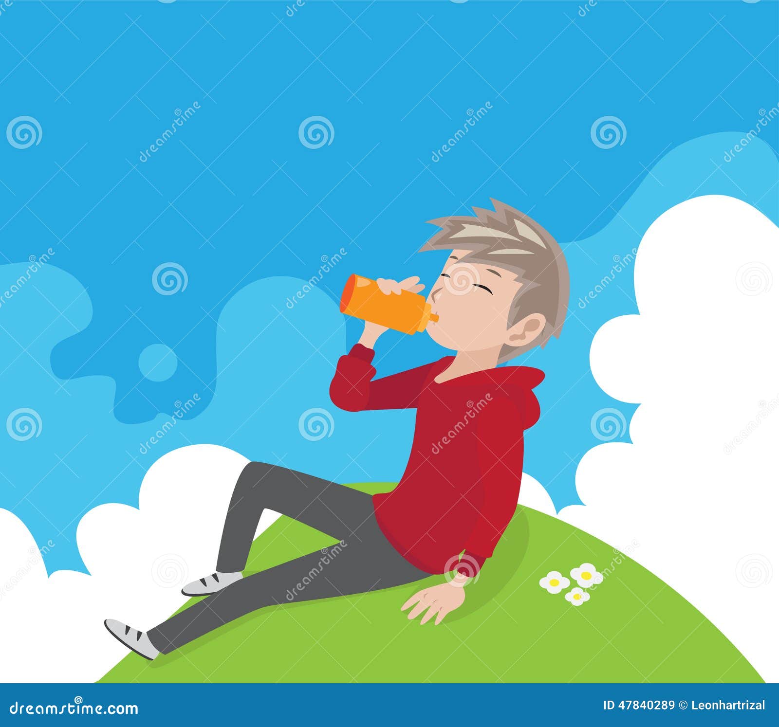 Machen Sie eine Pause vektor abbildung. Illustration von grün - 47840289