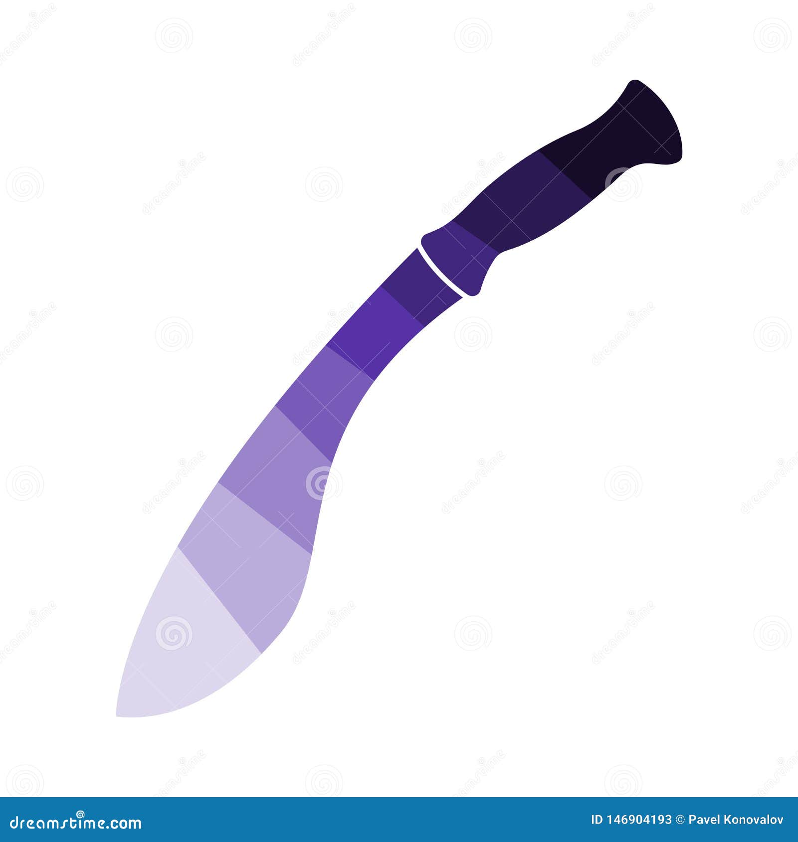 Machete Icon stock vector. Illustration of icon, knife - 146904193