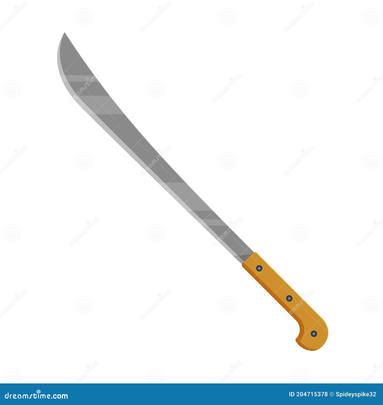 Machete Knife Vector Illustration | CartoonDealer.com #83951066
