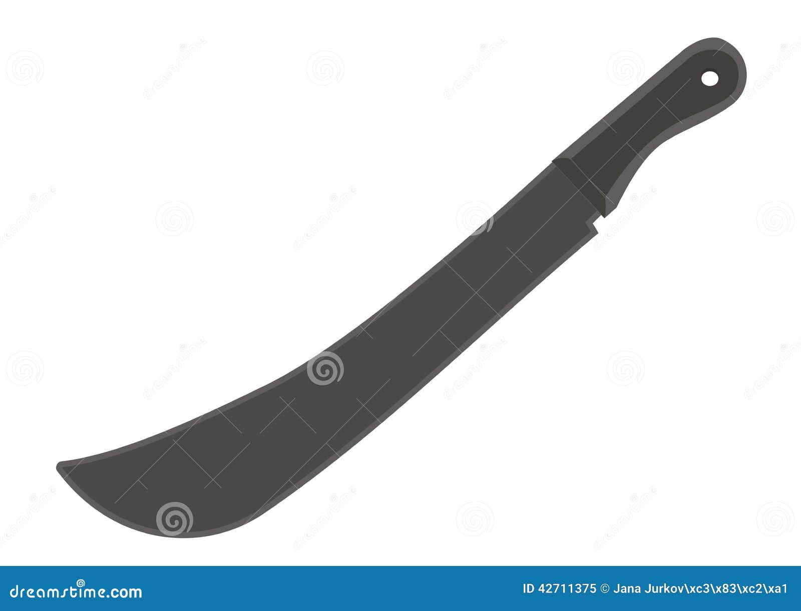 Machete stock vector. Illustration of instrumentality - 42711375