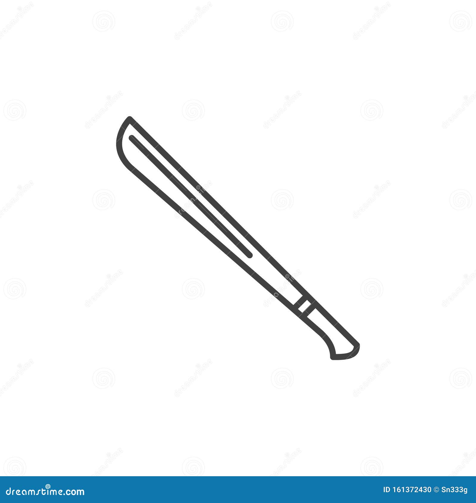 Machete Vector Icon. Machete Editable Stroke. Machete Linear Symbol For ...