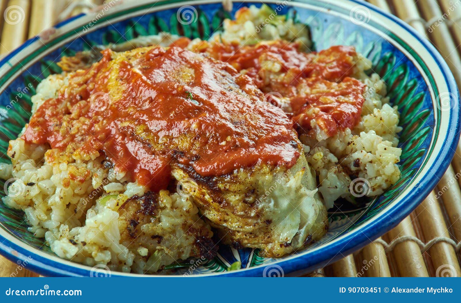 Machhli Ka Pulao stock image. Image of danpauk, masala - 90703451