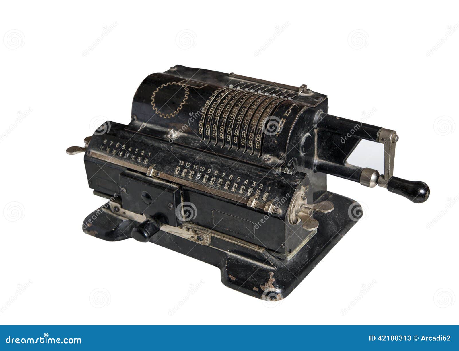 Machine à Calculer Mécanique Image stock - Image du ajouter ...