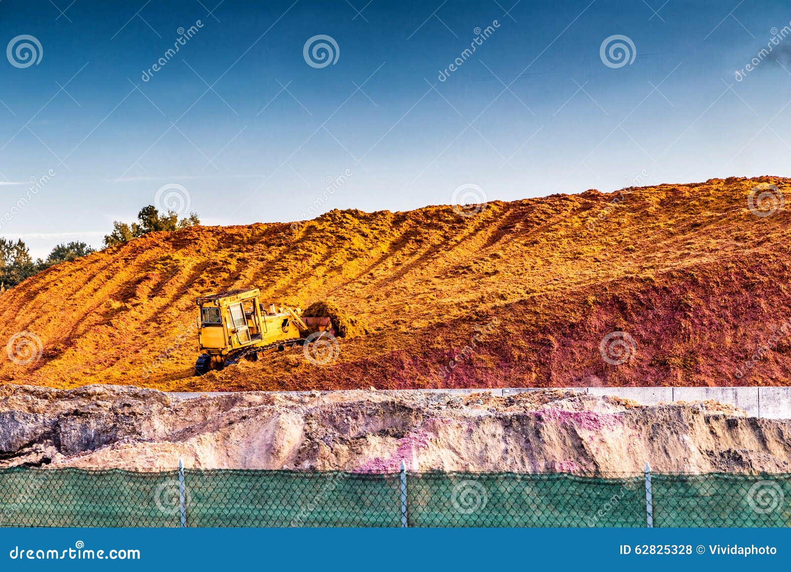 Machine Accumulate Waste of Crushing Grapes Stock Photo - Image of ...
