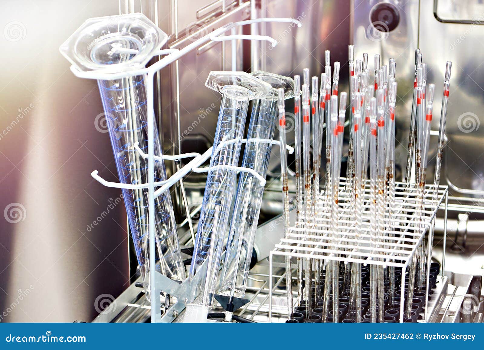 Machine for Washing Chemical Glassware Stock Photo - Image of medical ...