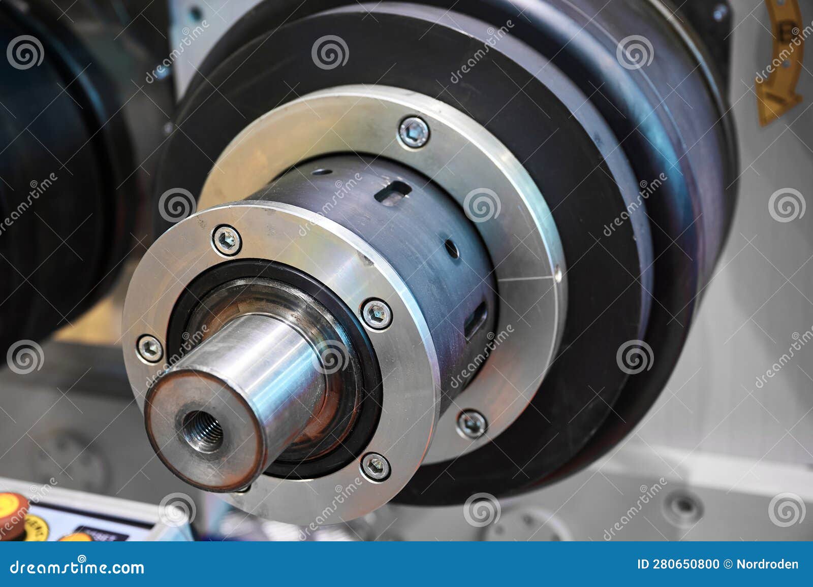 Machine with Black Hardened Steel Rollers To Roll Wire and Control ...