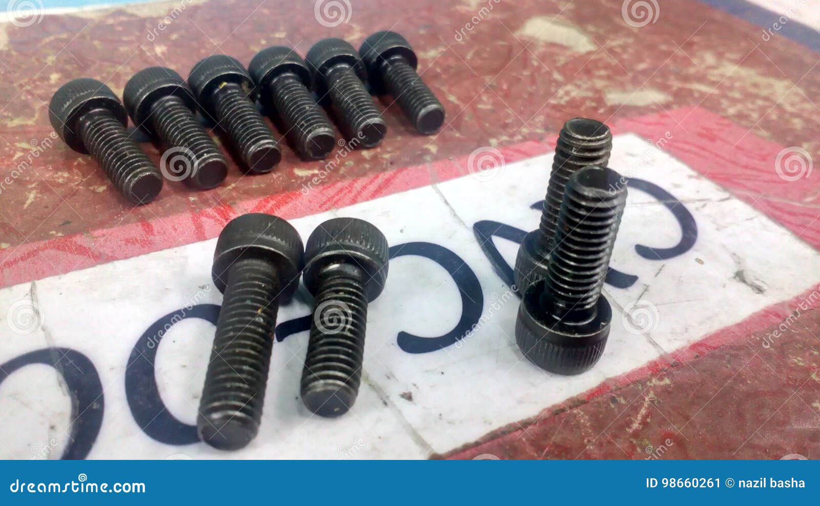 Machine Bolts Royalty-Free Stock Photography | CartoonDealer.com #12279581