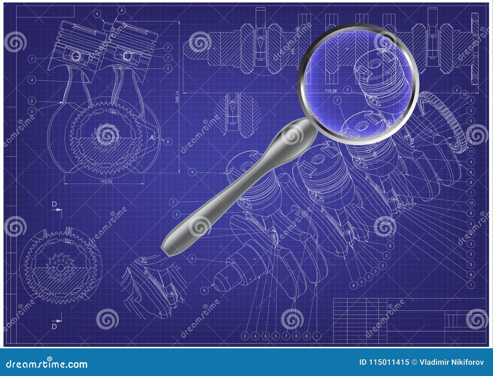 Drawing Engine Seamless Pattern, Background. Seamless Pattern Can Be ...