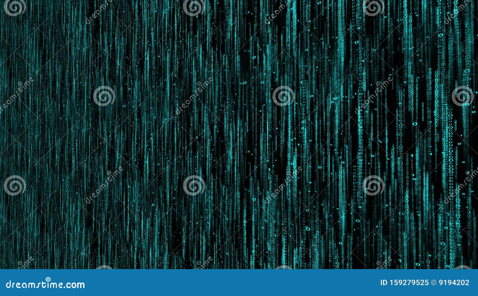 Machine Code 0 and 1 Matrix Background, Computer Digital World Wall ...