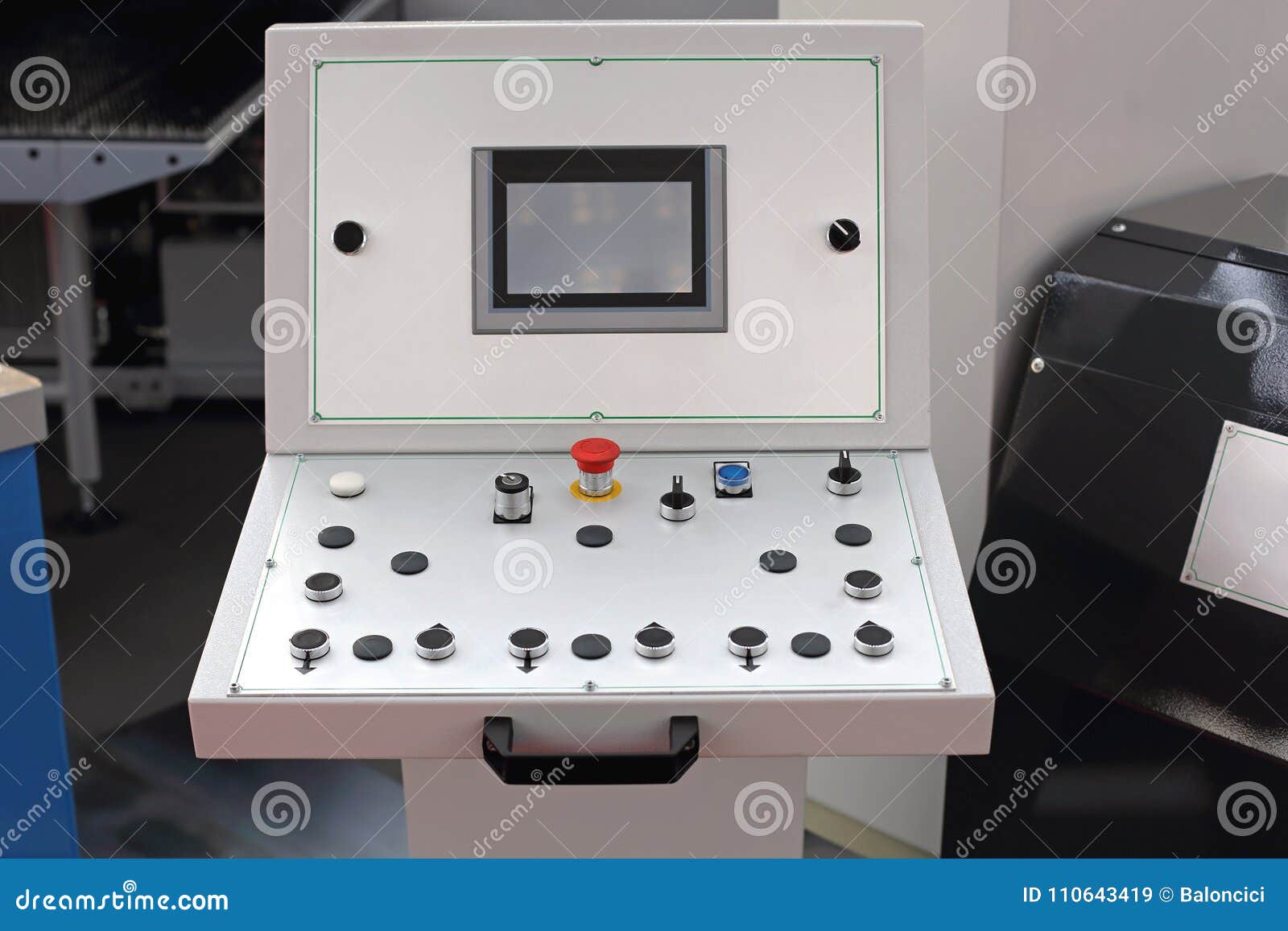 Machine Control Computer stock image. Image of control - 110643419