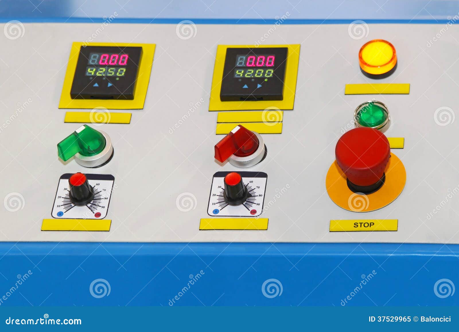 Machine Control Panel CNC With With Numerical Control Covered ...