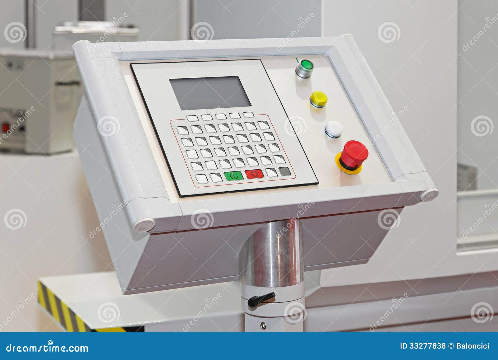 Machine control stock photo. Image of equipment, keypad - 33277838