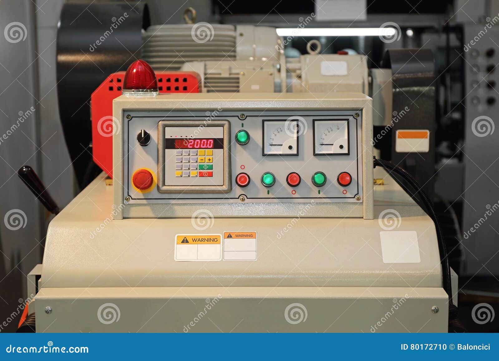 Machine Control Panel stock photo. Image of machine, industrial - 80172710