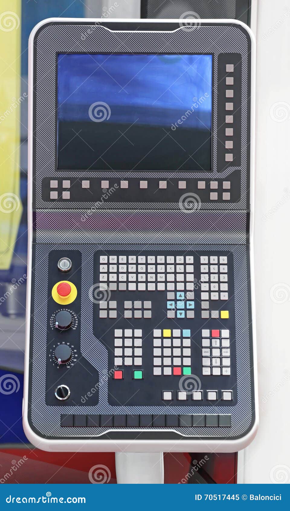 Machine Control Panel CNC With With Numerical Control Covered ...