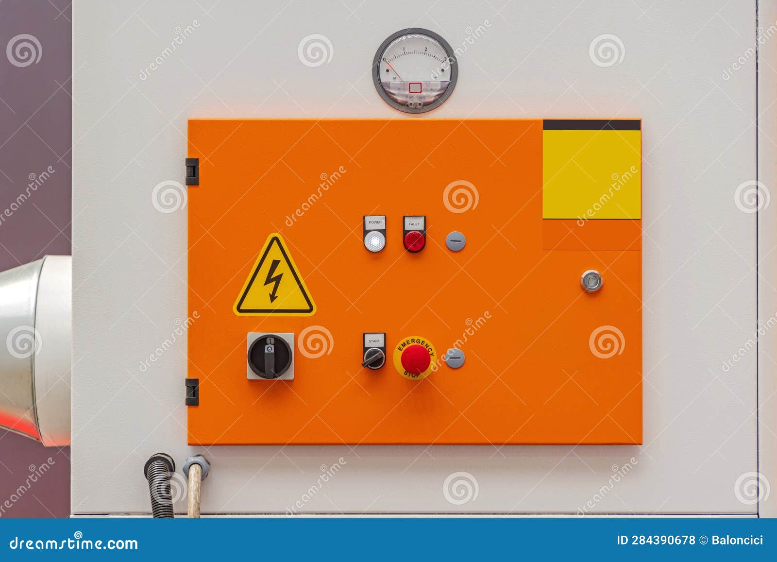 Machine Control Panel stock photo. Image of power, europe - 284390678