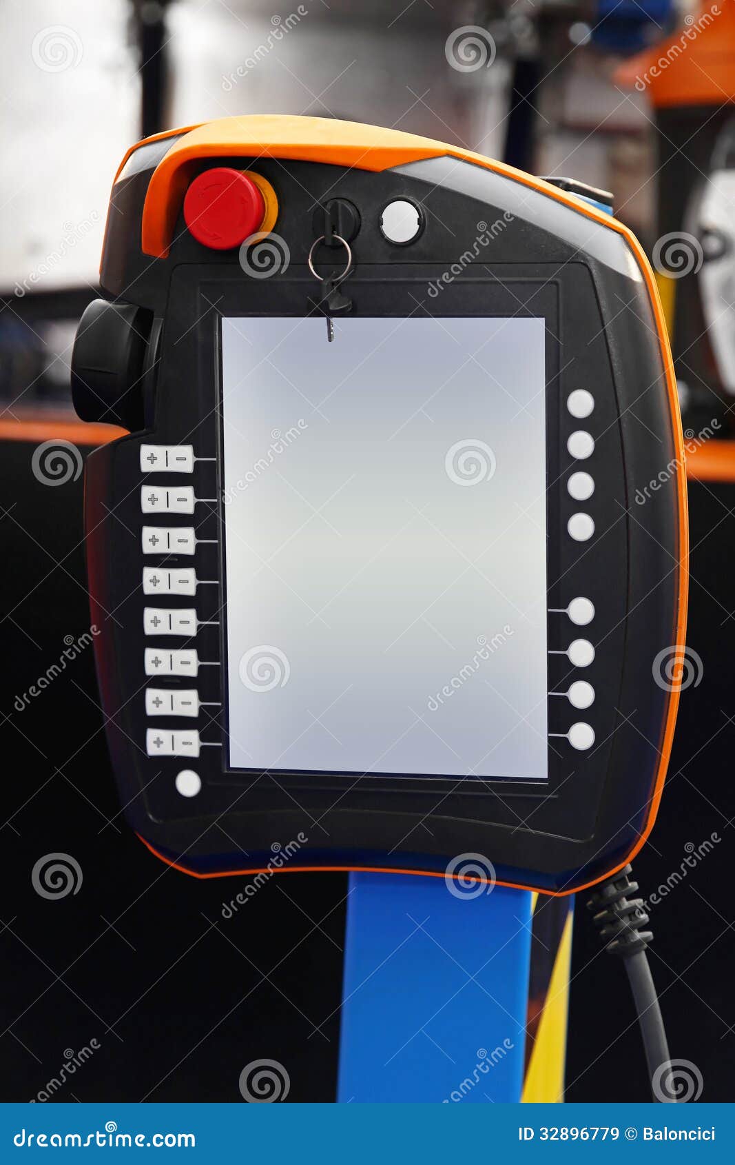 Machine Control Panel CNC With With Numerical Control Covered ...