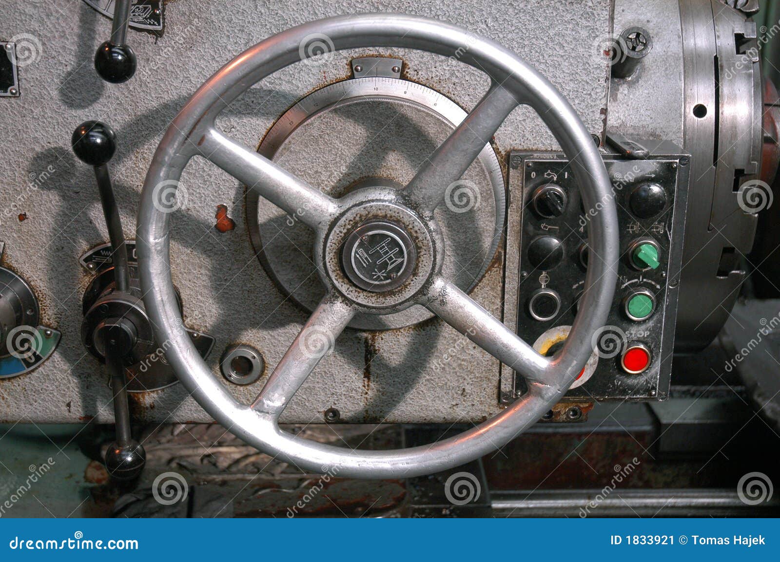 Machine Control Wheel Royalty-Free Stock Photo | CartoonDealer.com #1833921