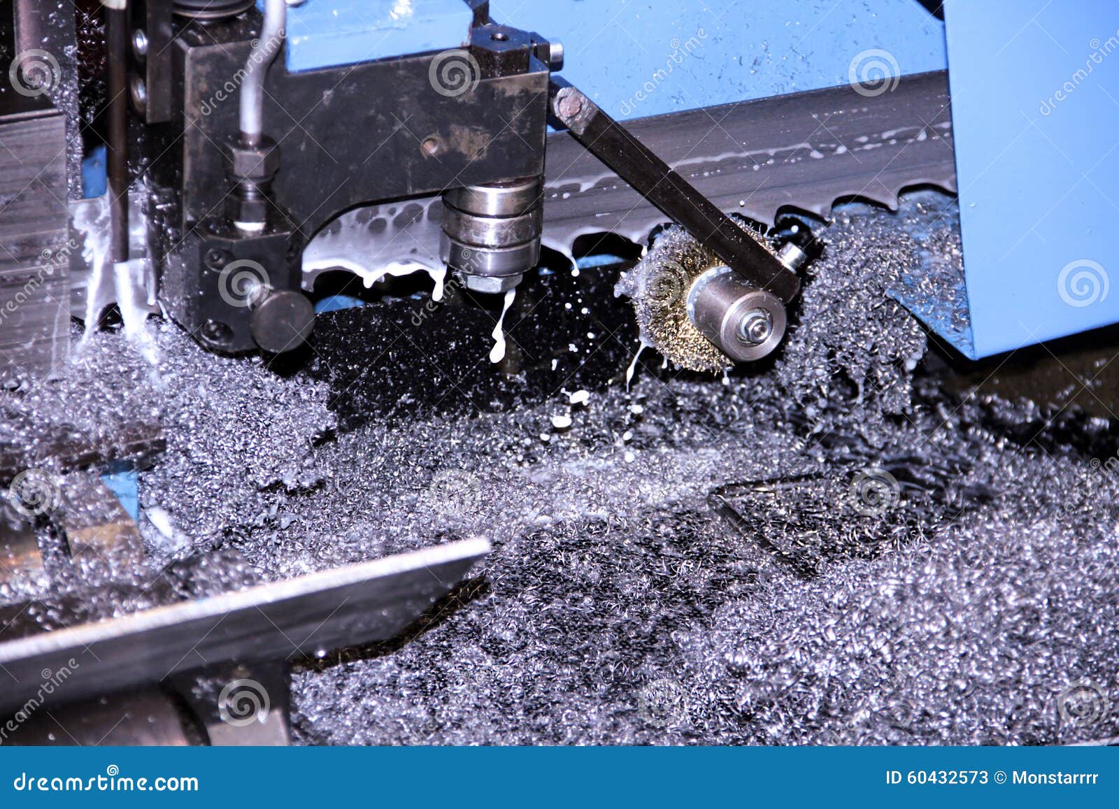 Machine cutting stock image. Image of factory, processing - 60432573