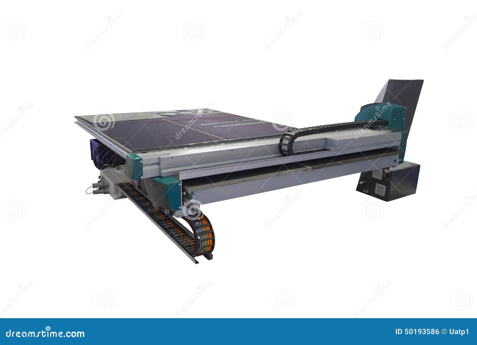 Machine for Cutting Monolithic Glass Stock Photo - Image of products ...