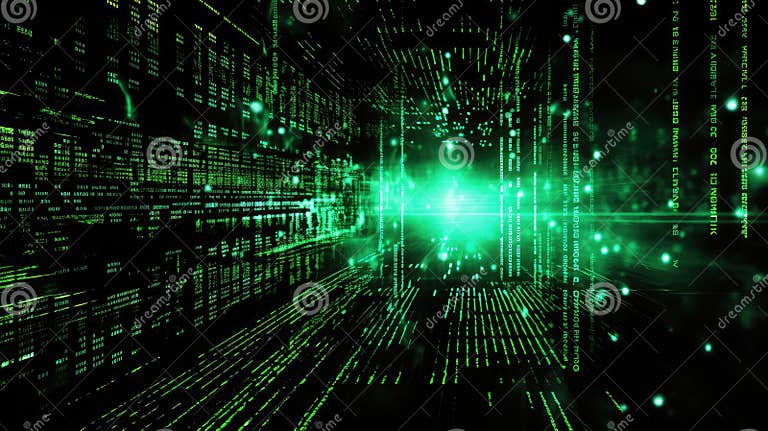 Machine Data Tech Background Stock Illustration - Illustration of learning, algorithms: 303574877