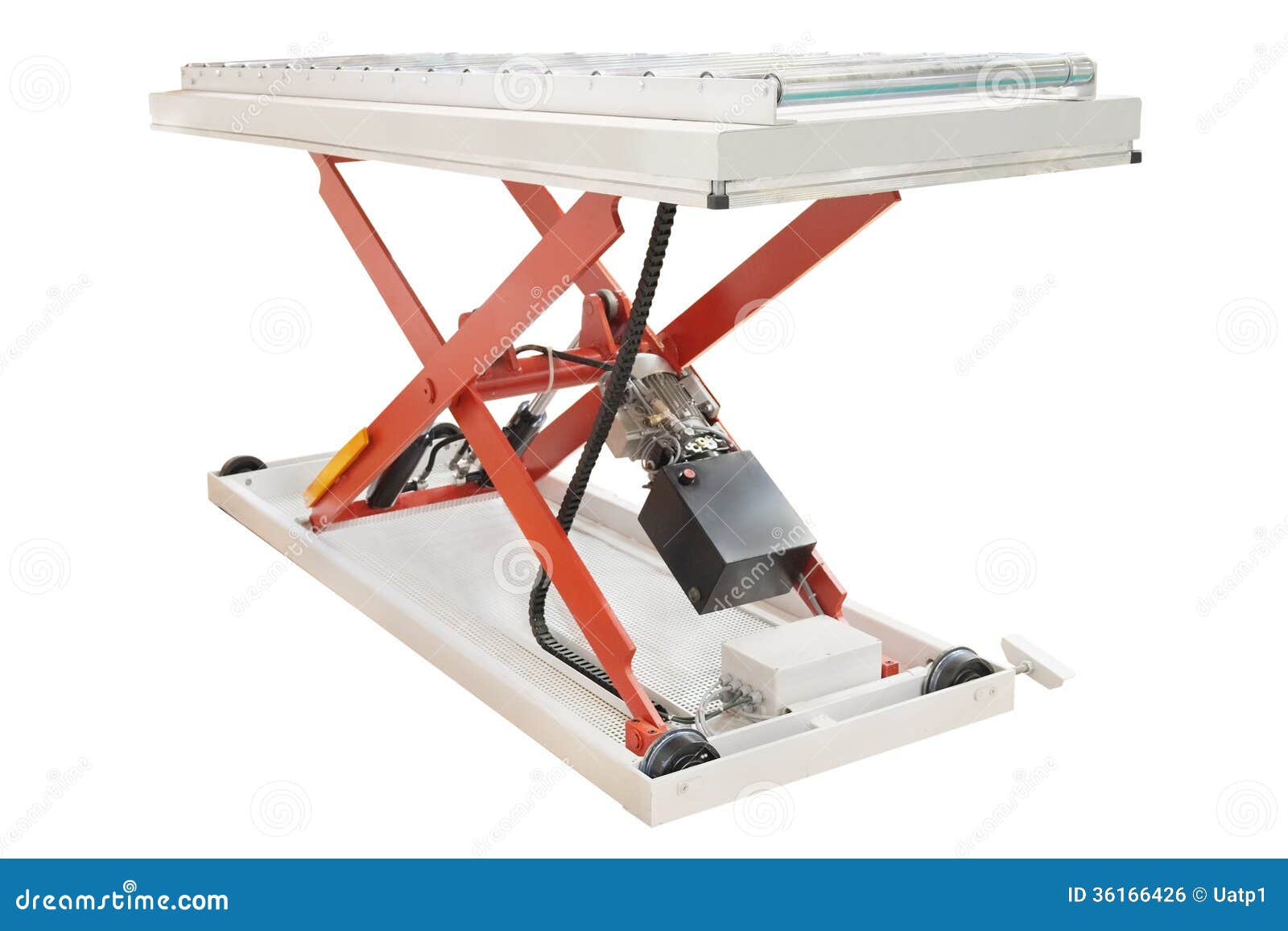 Machine de levage photo stock. Image du métal, sécurité - 36166426