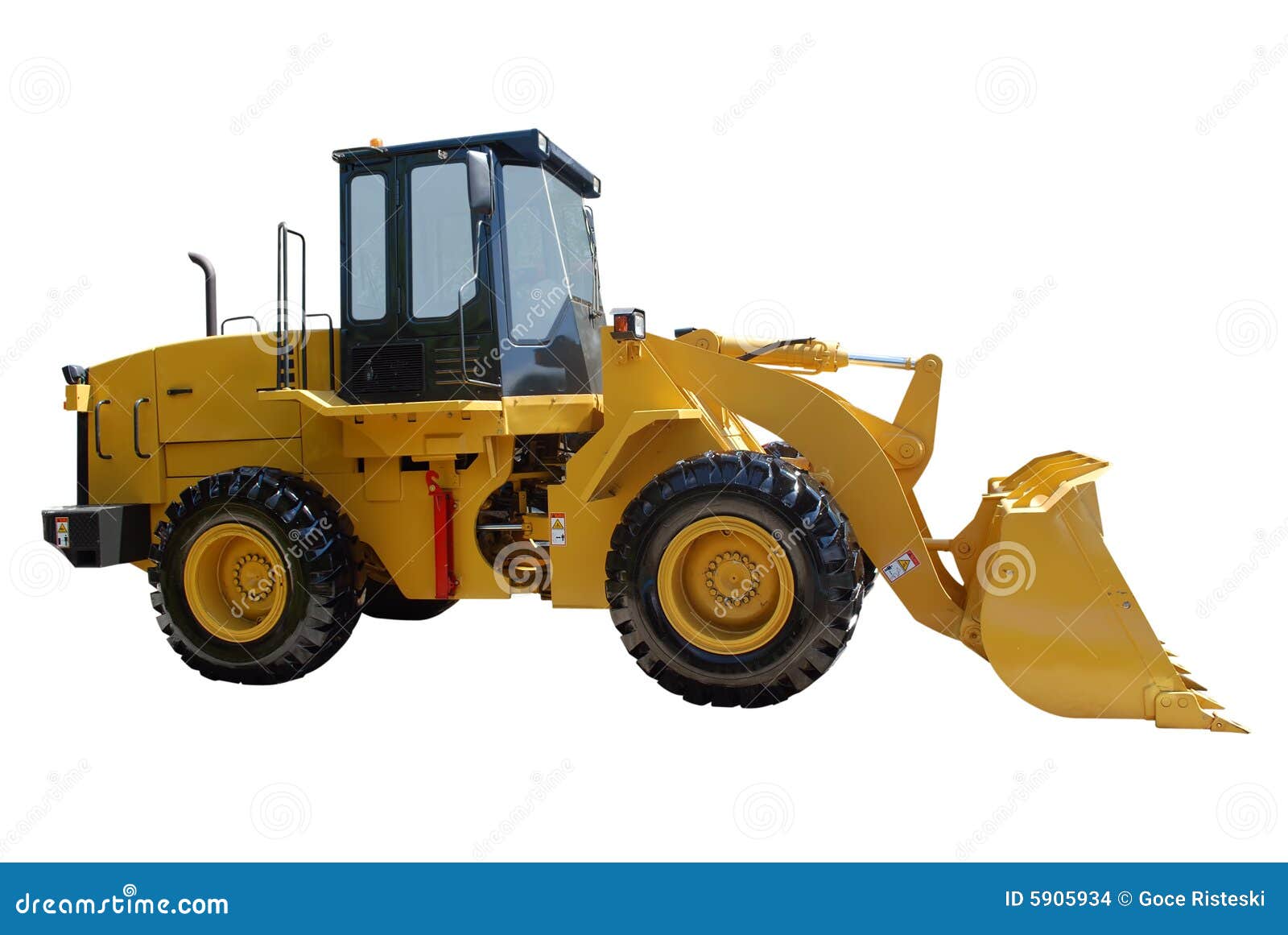 Machine de terrassement photo stock. Image du frottement - 5905934