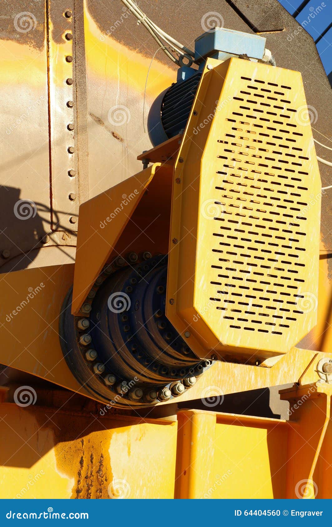 Machine Detail Sand Extraction Stock Photo - Image of distribution ...