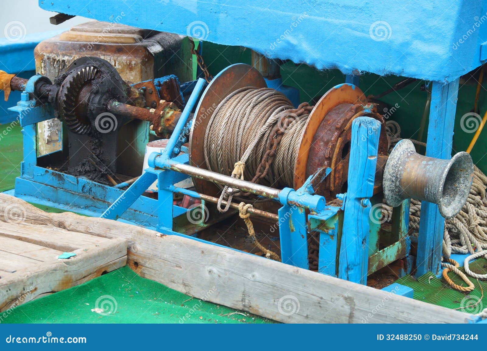 Machine stock photo. Image of rope, steel, boat, wire - 32488250