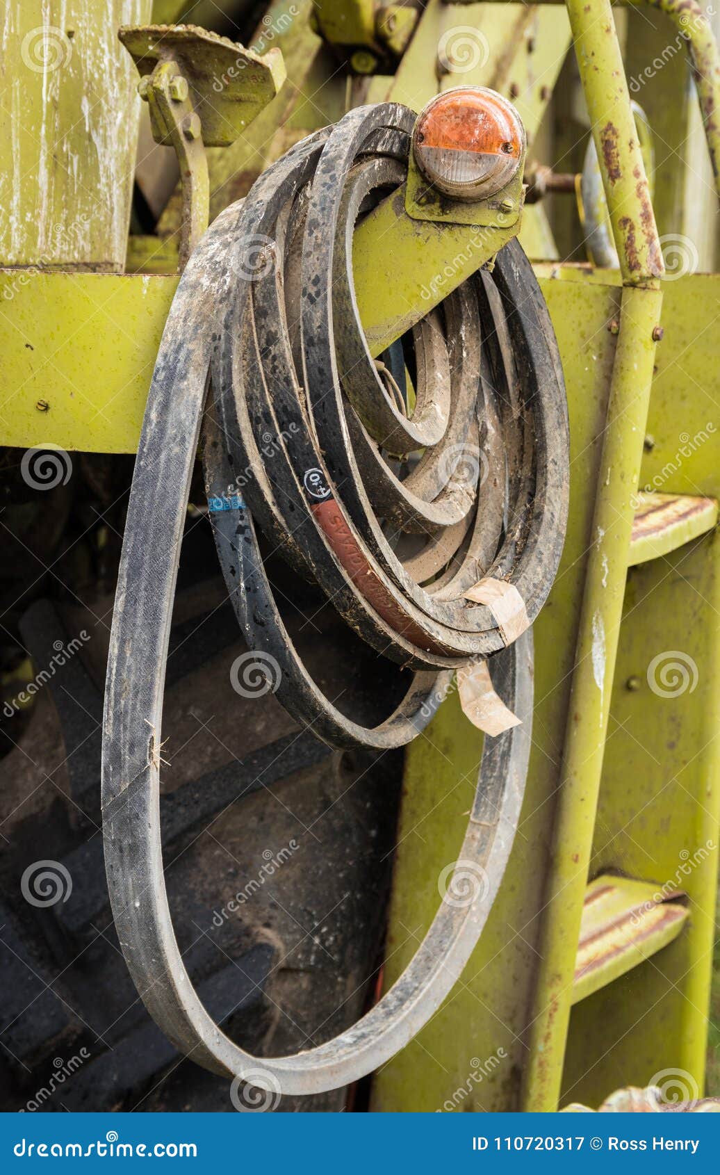 Machine Drive Belts stock image. Image of drive, industrial - 110720317