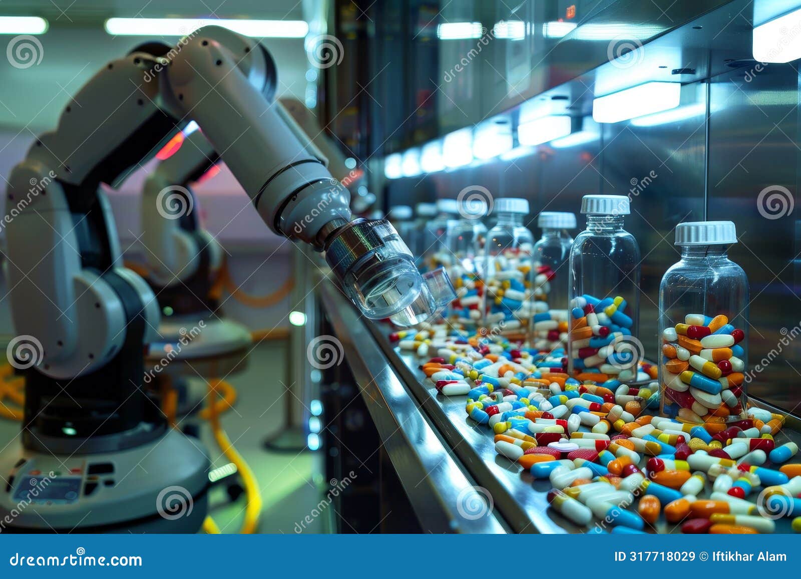 A Machine Efficiently Sorting and Packaging Pills for Distribution To ...