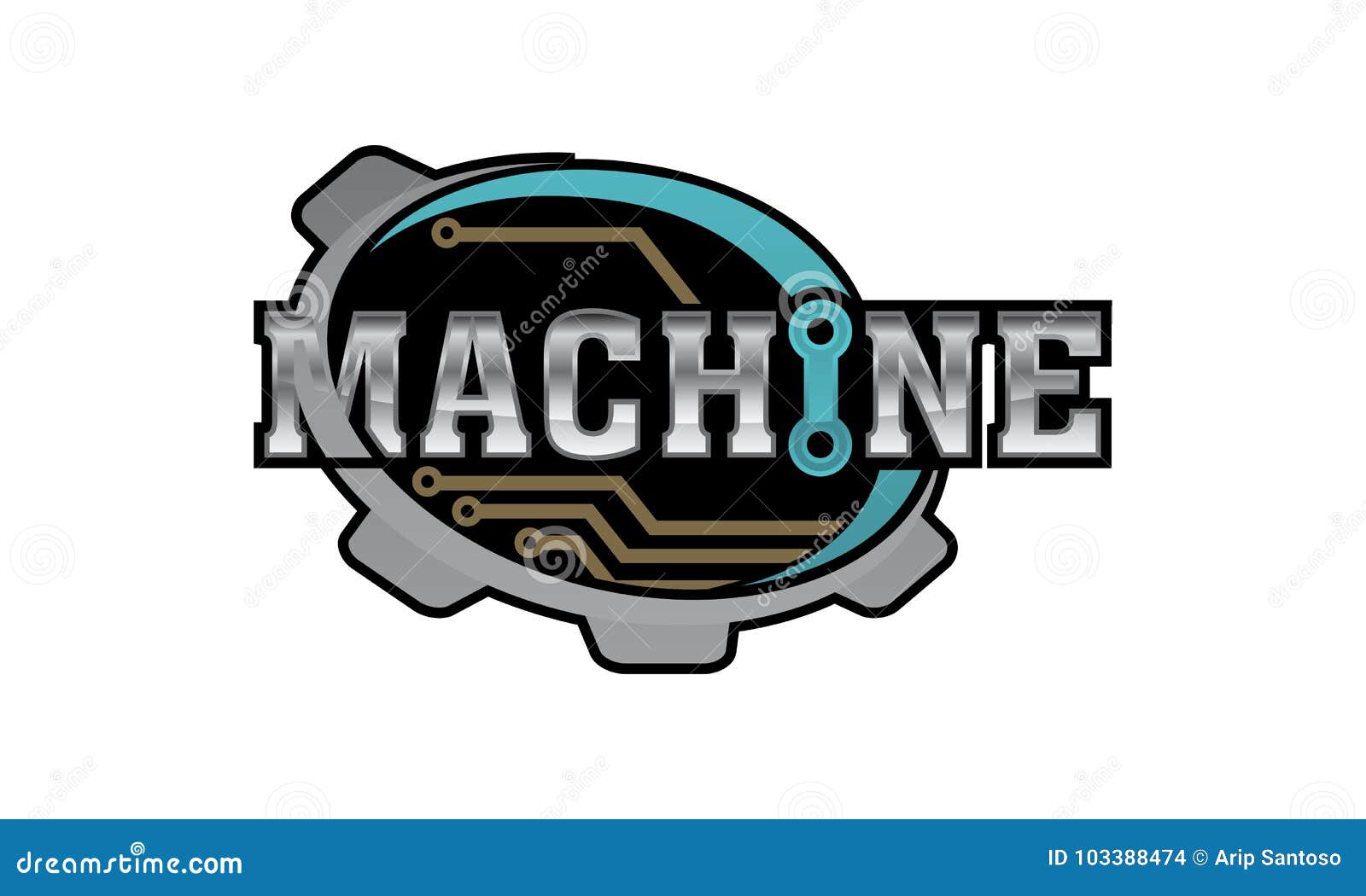 Machine Electric Template stock vector. Illustration of engineer ...