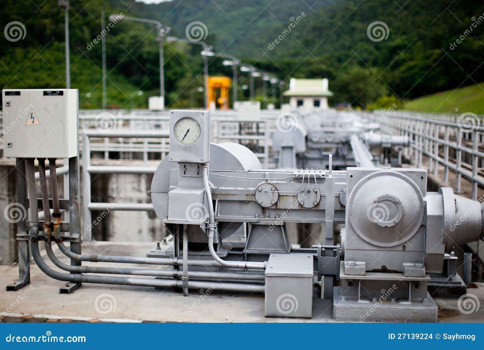 Machine of Electronic Power Control Stock Photo - Image of meter ...