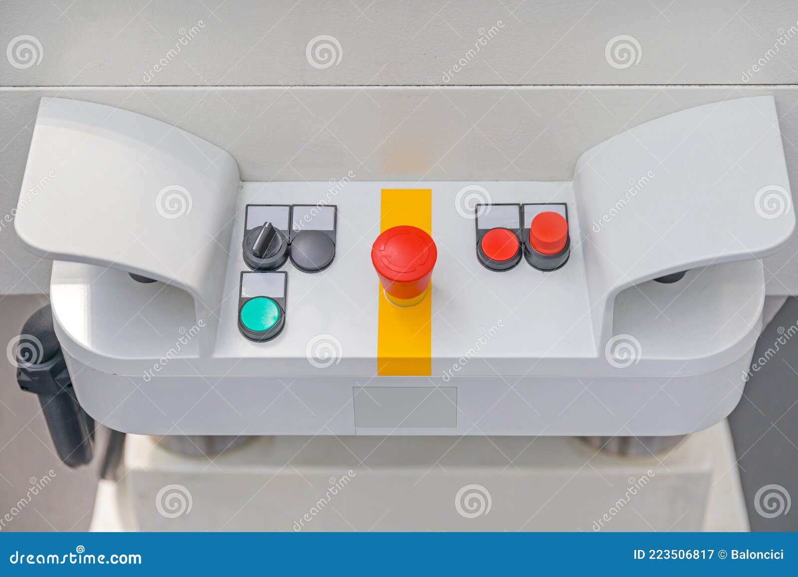 Machine Emergency Stop stock image. Image of industry - 223506817