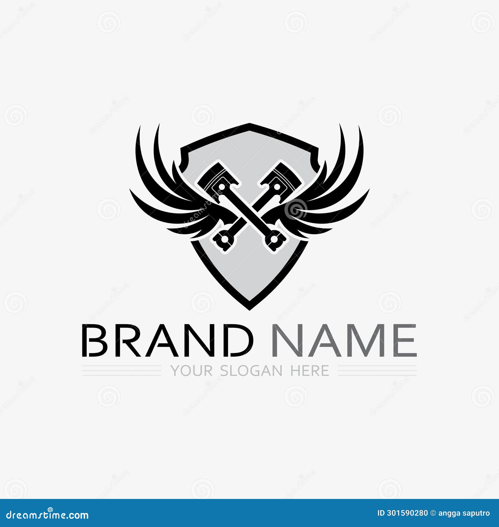 Machine Engine and Heavy Equipment Logos Design Icon Sign Vector ...