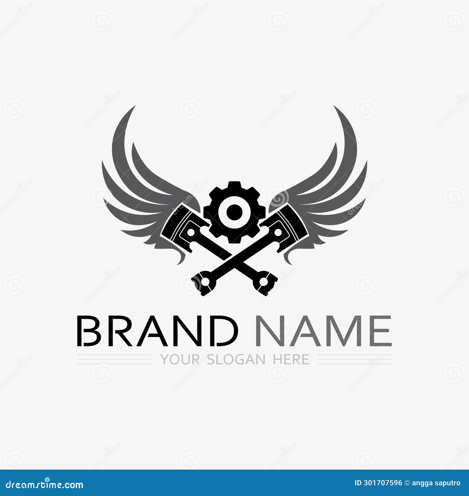 Machine Engine and Heavy Equipment Logos Design Icon Sign Vector ...