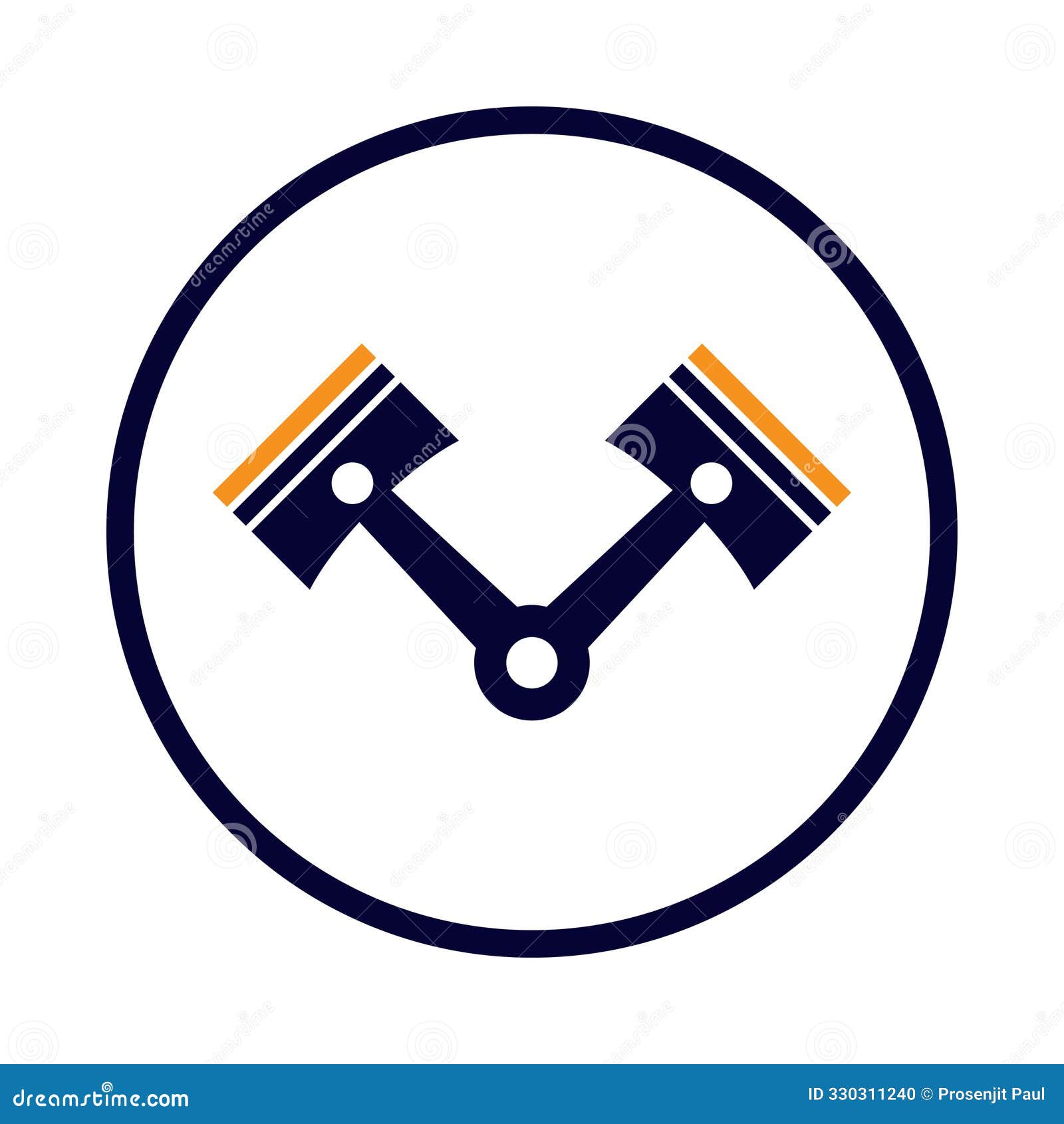 Machine, Equipment, Piston Icon Stock Illustration - Illustration of ...