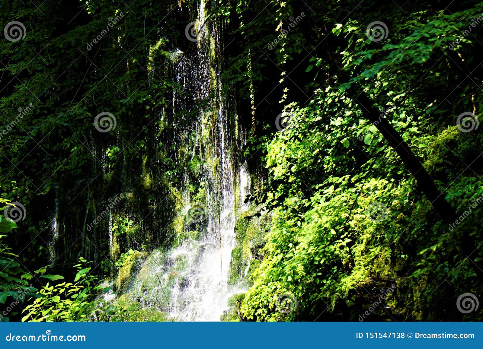 Machine falls stock photo. Image of falls, green, nature - 151547138