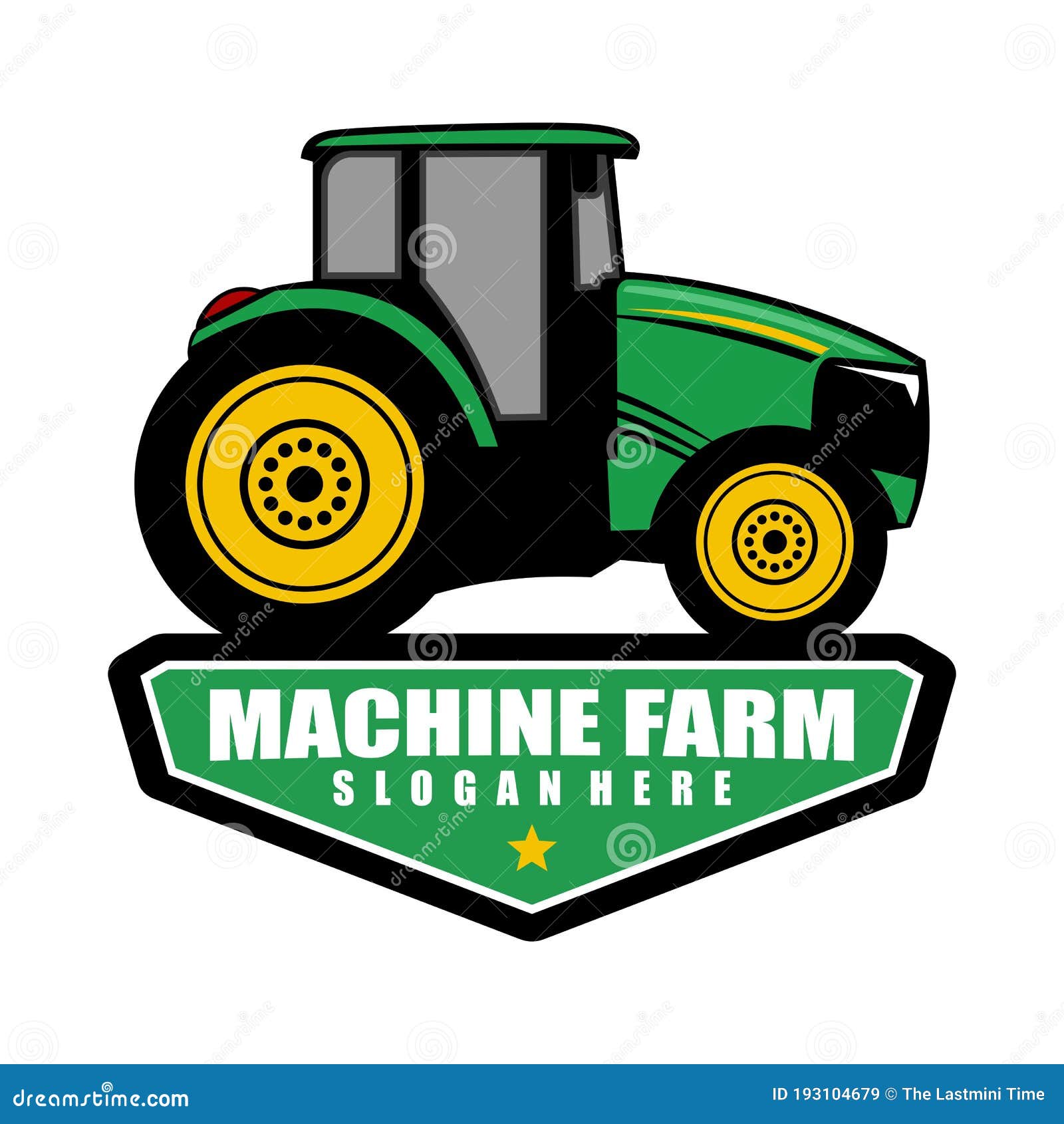 Machine Farm Logo Icon Design Stock Vector - Illustration of isolated ...