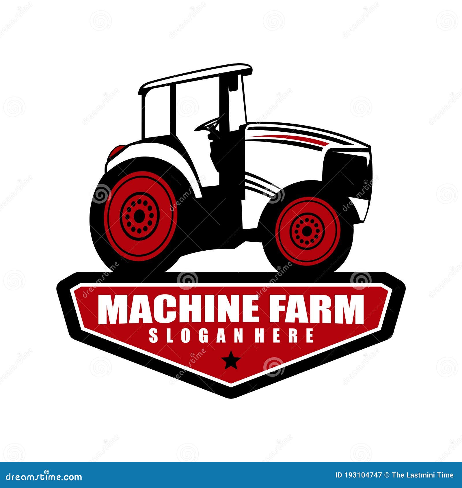 Machine Farm Logo Icon Design Stock Vector - Illustration of plant ...
