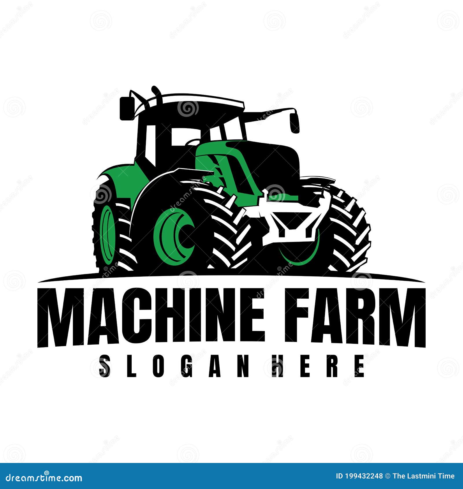 Machine farm logo stock vector. Illustration of market - 199432248
