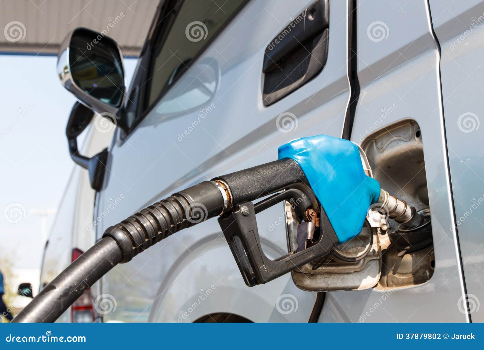 The machine with fuel fill stock photo. Image of metrology - 37879802