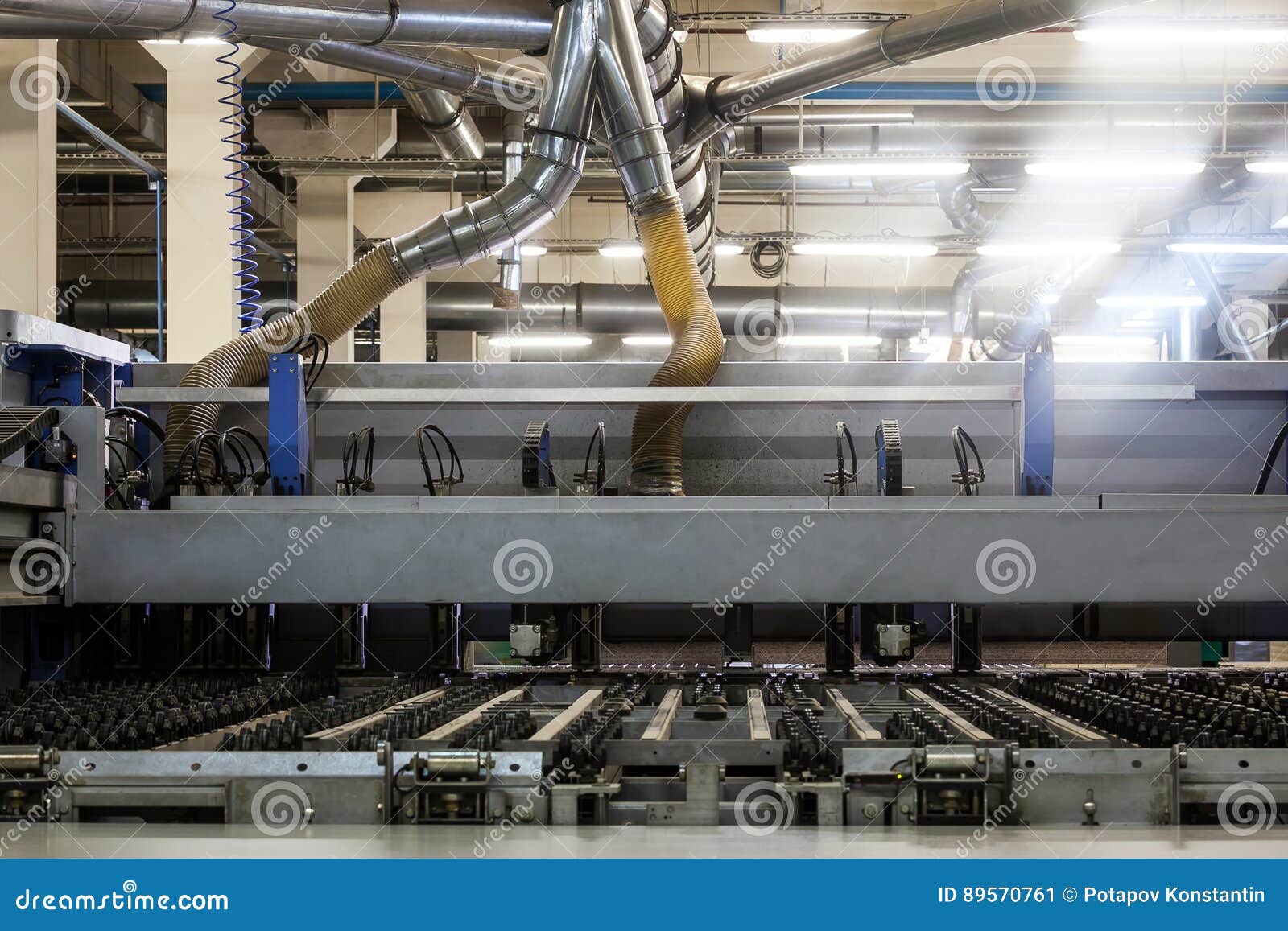 The Machine at the Furniture Factory Stock Image - Image of dungarees ...