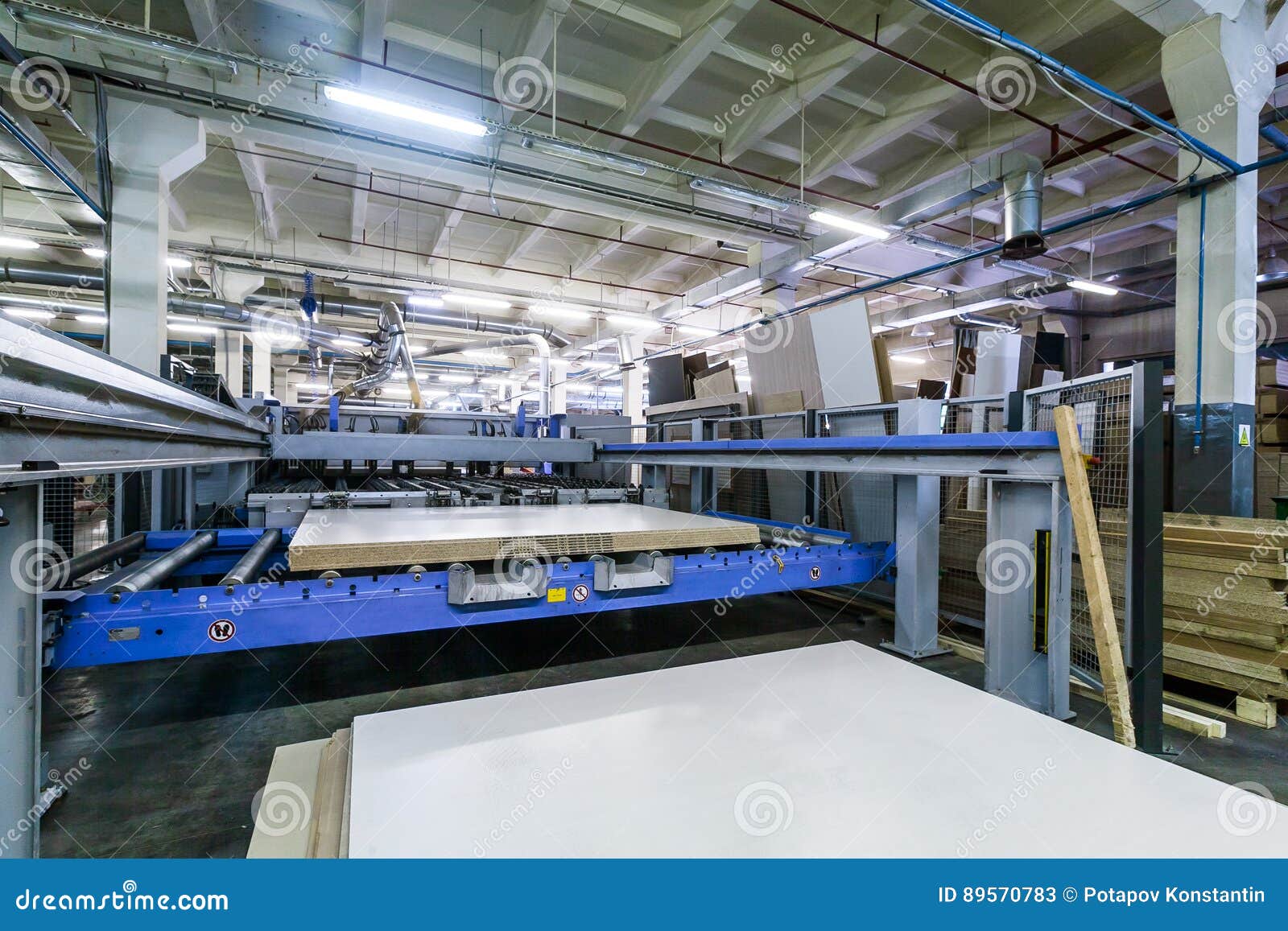 The Machine at the Furniture Factory Stock Image - Image of craftsman ...
