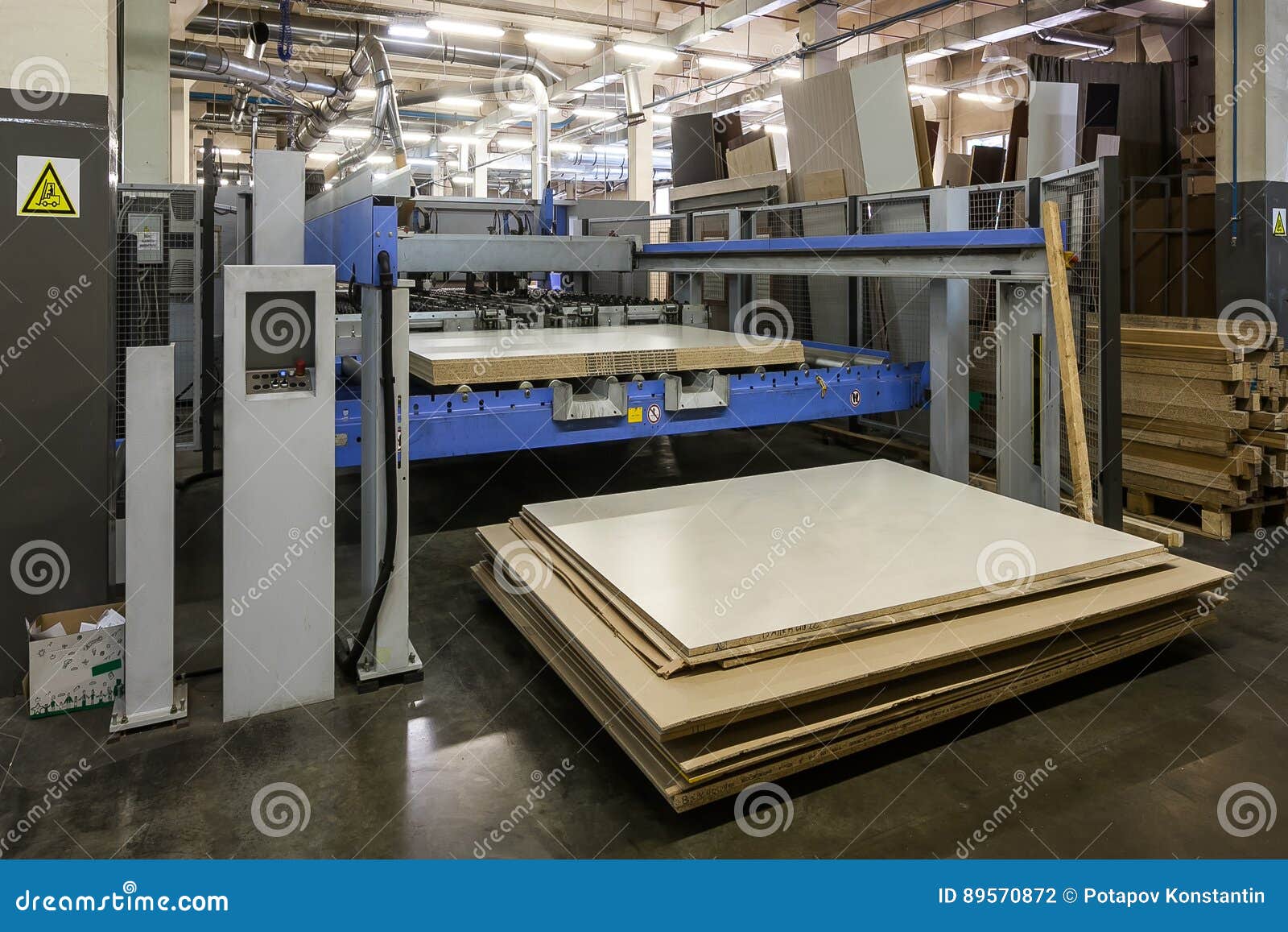 The Machine at the Furniture Factory Stock Photo - Image of machine ...