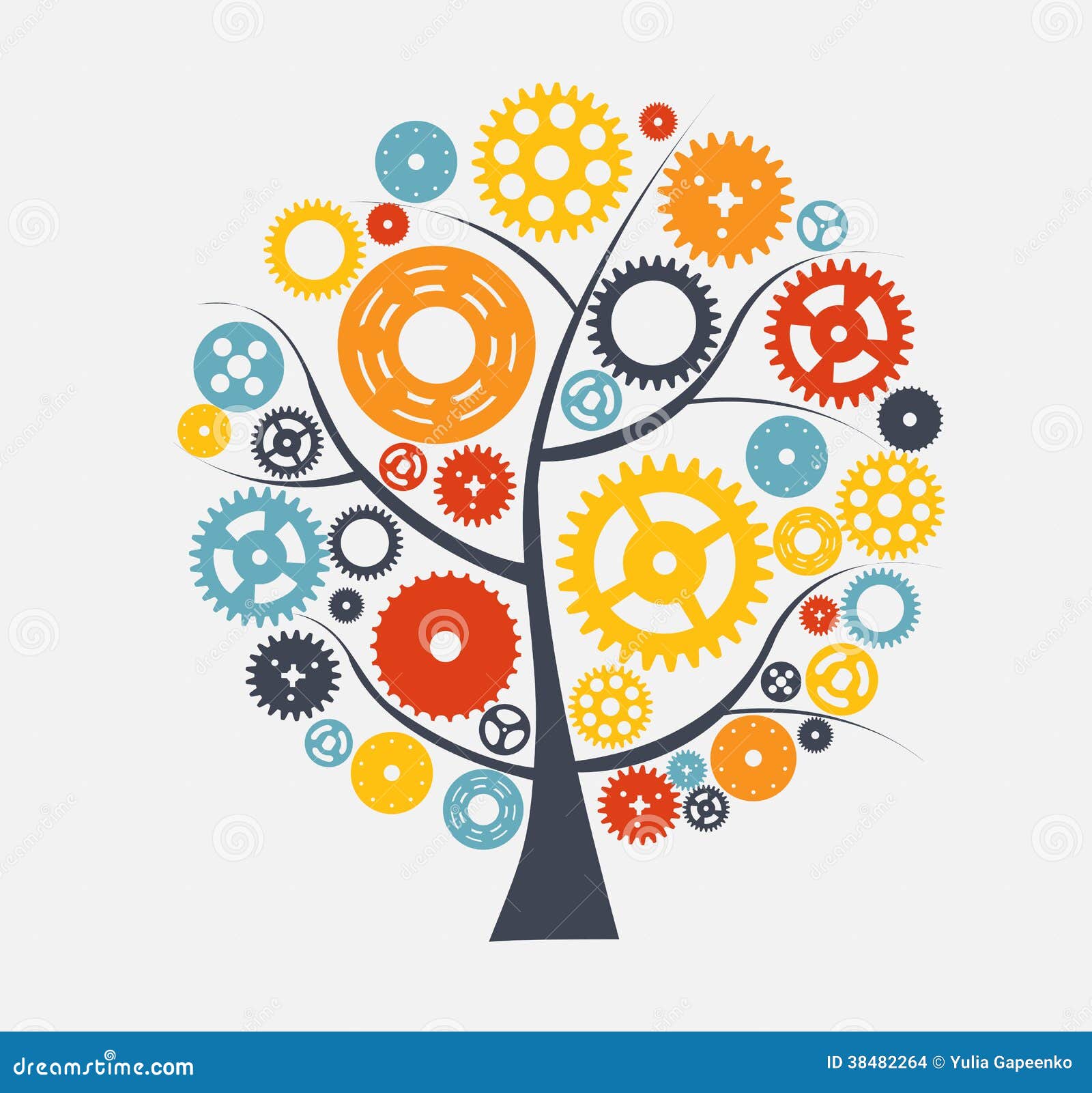 Machine Gear Wheel Cogwheel Vector Stock Vector - Illustration of ...