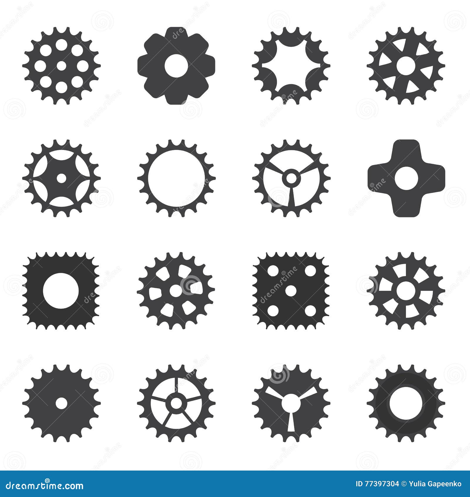 Machine Gear Wheel Cogwheel. Vector Illustration Stock Vector ...
