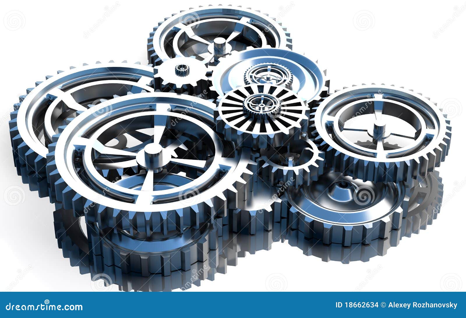 Machine Gears stock illustration. Illustration of engine - 18662634