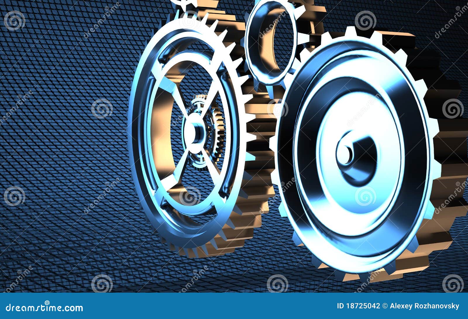 Machine Gears stock illustration. Illustration of stainless - 18725042