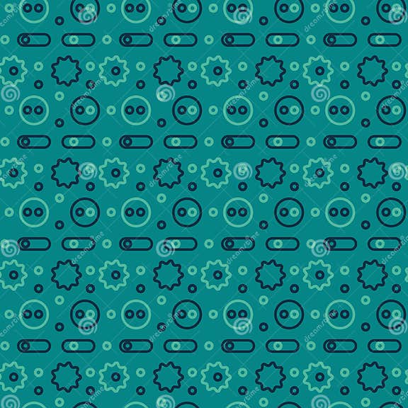 Machine Gone Mad Pattern Seamless Design Stock Vector - Illustration of ...